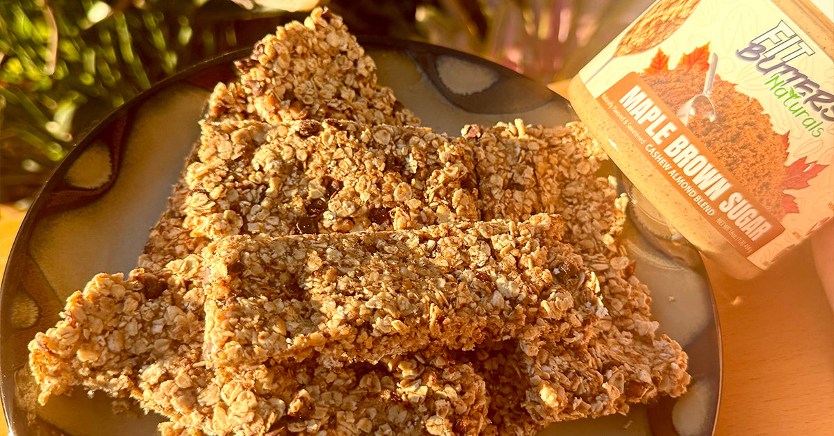Homemade Fit Butters Maple Brown Sugar Granola Bars 🍁🍫