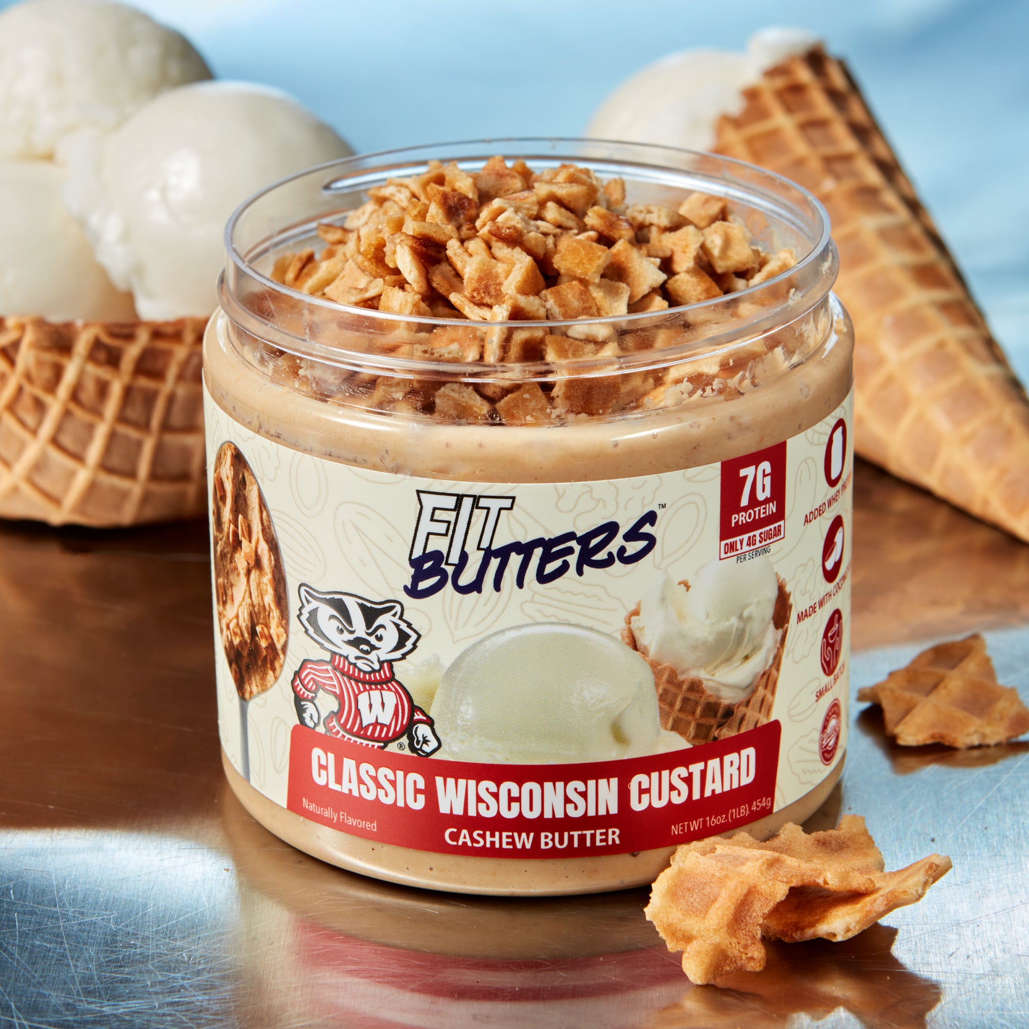 Classic Wisconsin® Custard Cashew Butter – Fit Butters