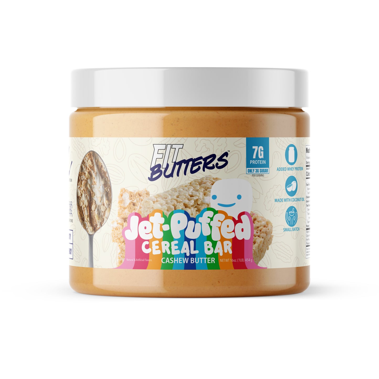 Fit Butters JET-PUFFED™ Cereal Bar Cashew Butter
