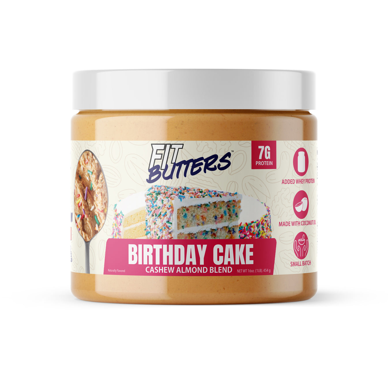 FIt Butters Birthday Cake Cashew Almond Butter – Fit Butters